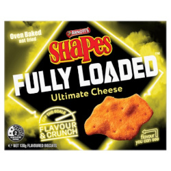 Arnotts Shapes Fully Loaded - Ultimate Cheese | Crackers from Australia ...